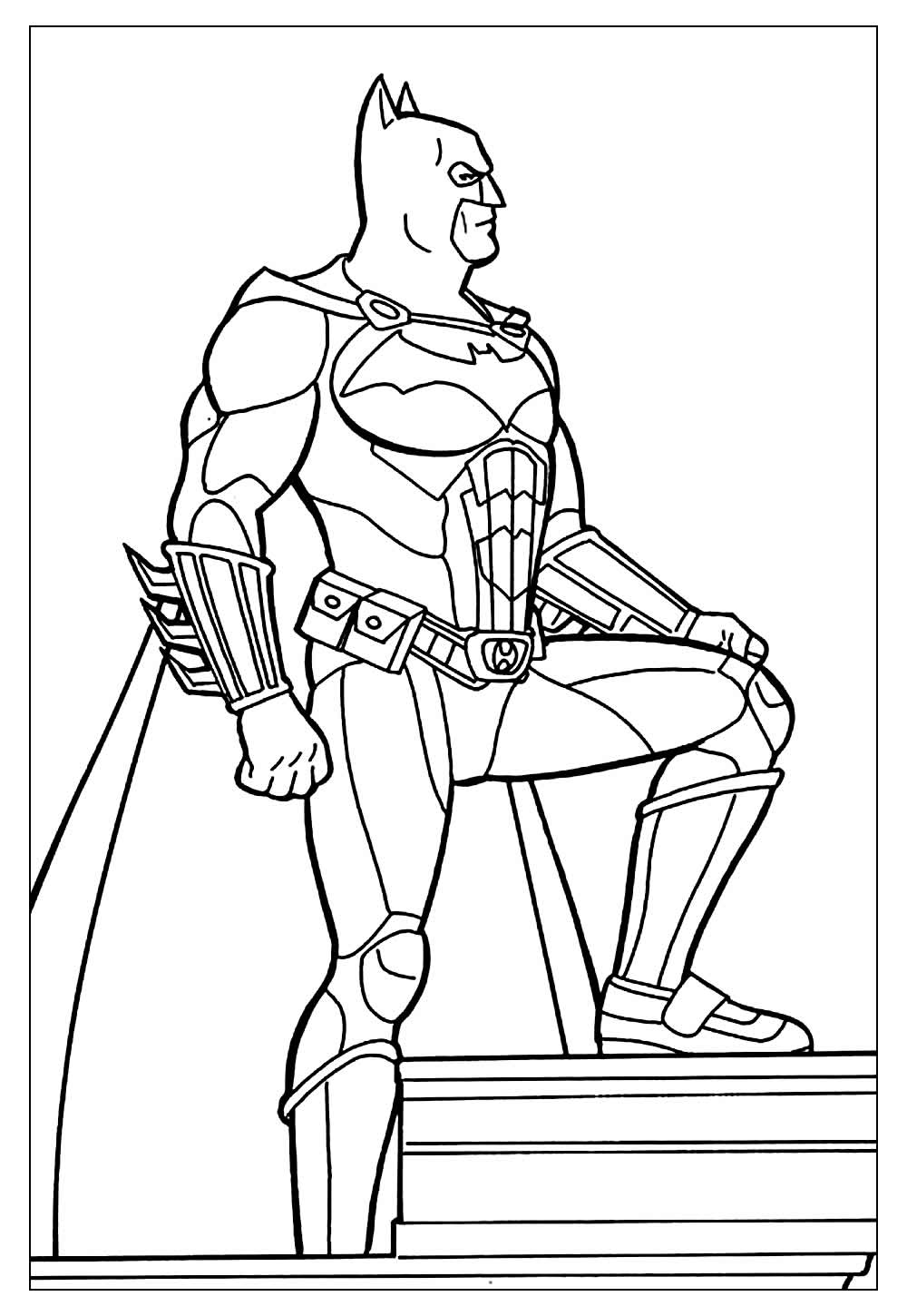 Desenhos do Batman para Colorir e Imprimir