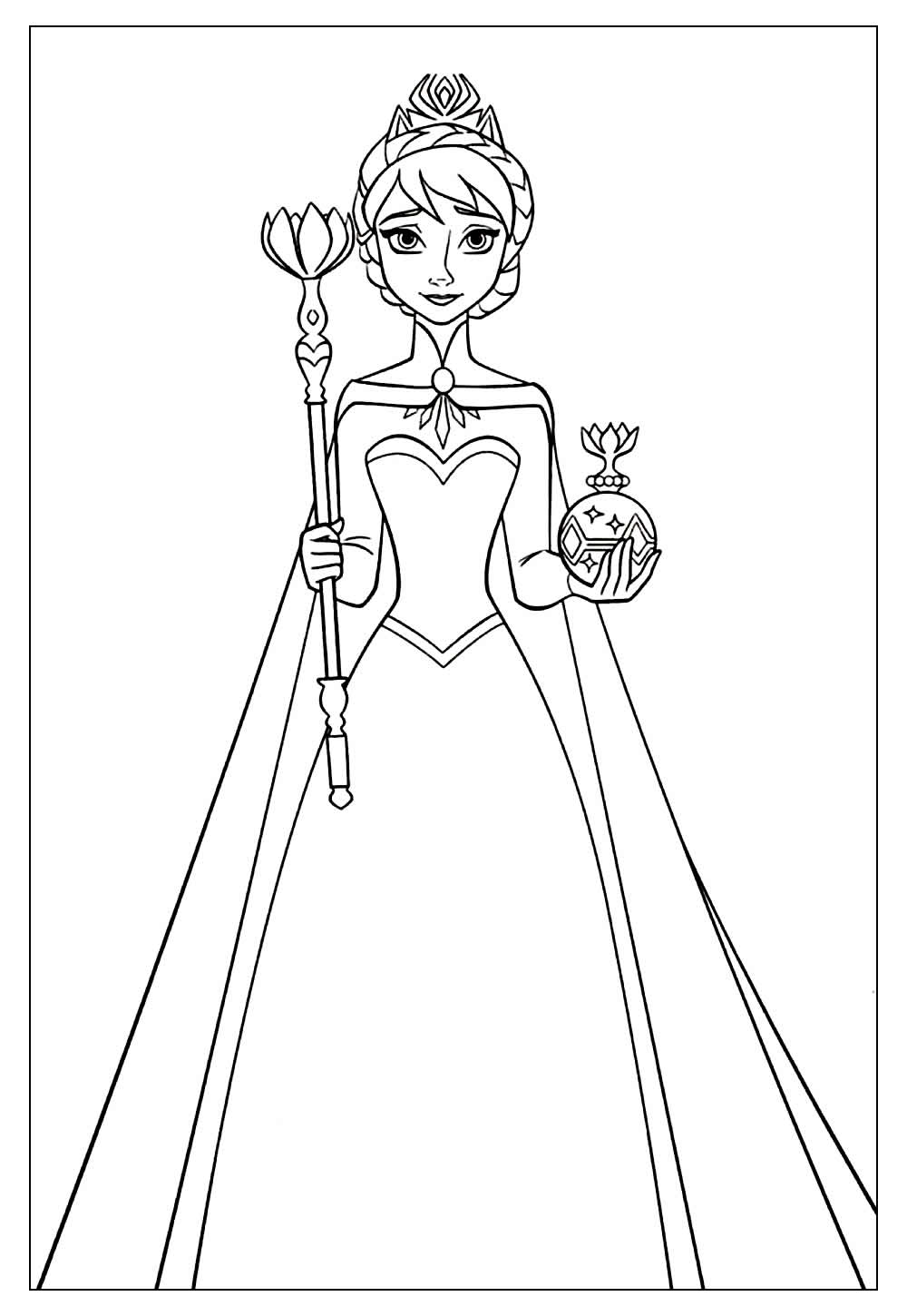Desenhos da Frozen - Modelos para Colorir - Tudo Para Colorir