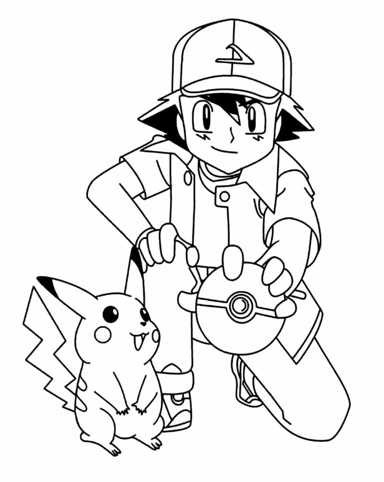 Desenhos de Pokémon para Colorir e Imprimir