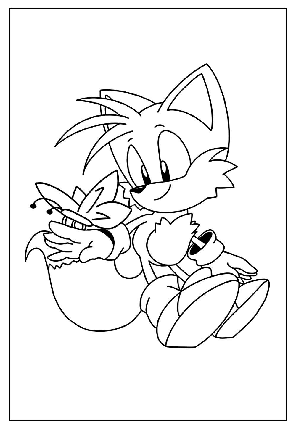 Desenhos de Tails - Modelos para Colorir