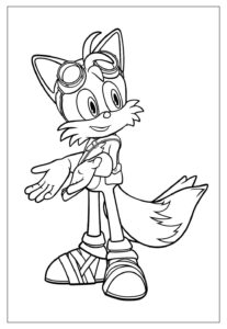 Desenhos de Tails - Modelos para Colorir