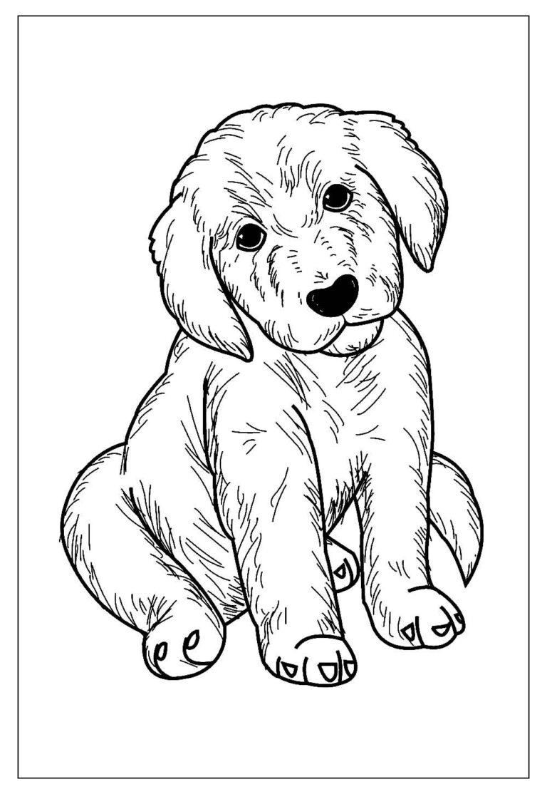 Desenhos de Cachorro para Colorir e Pintar - Tudo Para Colorir