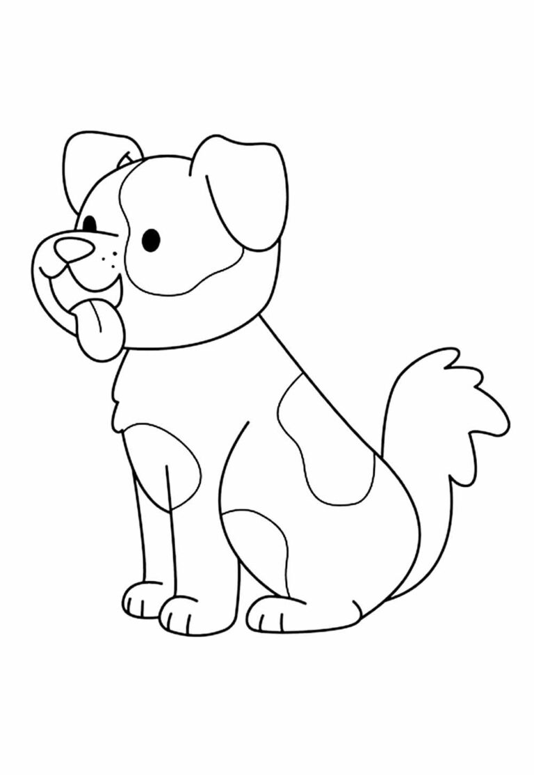 Desenhos de Cachorro para Colorir e Pintar - Tudo Para Colorir