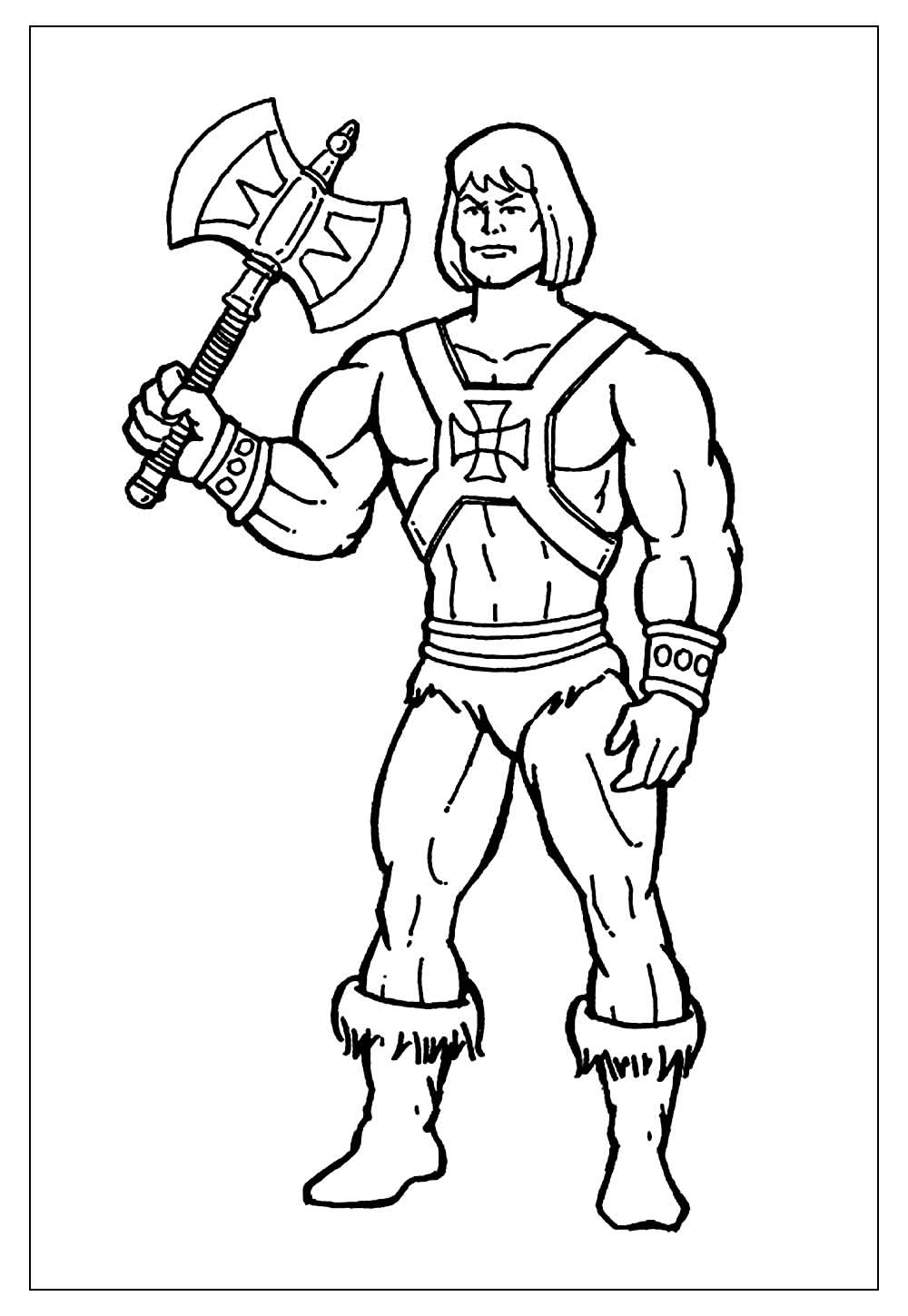 Desenhos do He-Man - Modelos para Colorir - Tudo Para Colorir