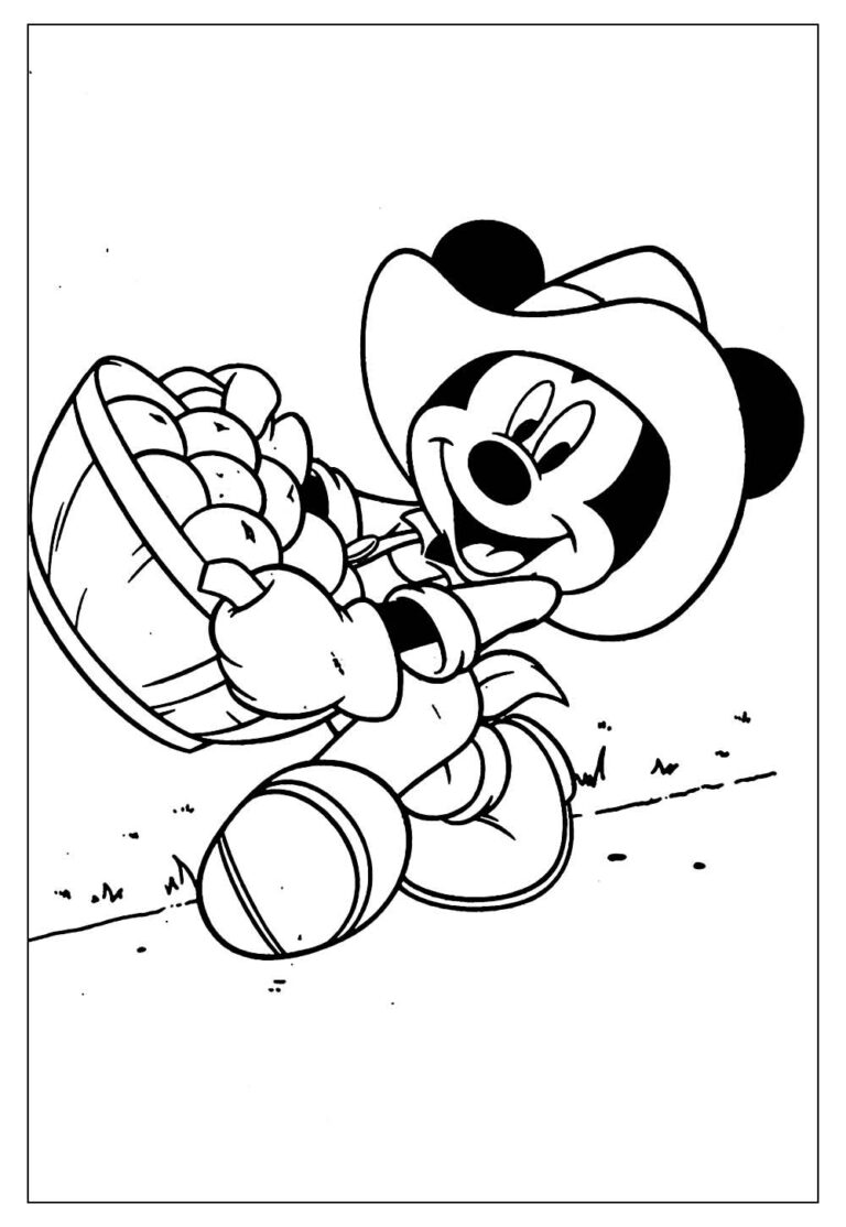 Desenhos do Mickey para Colorir e Pintar - Tudo Para Colorir