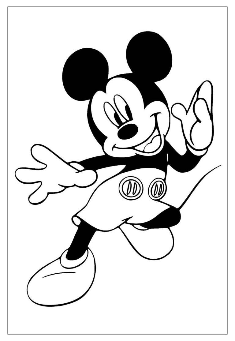 Desenhos do Mickey para Colorir e Pintar - Tudo Para Colorir