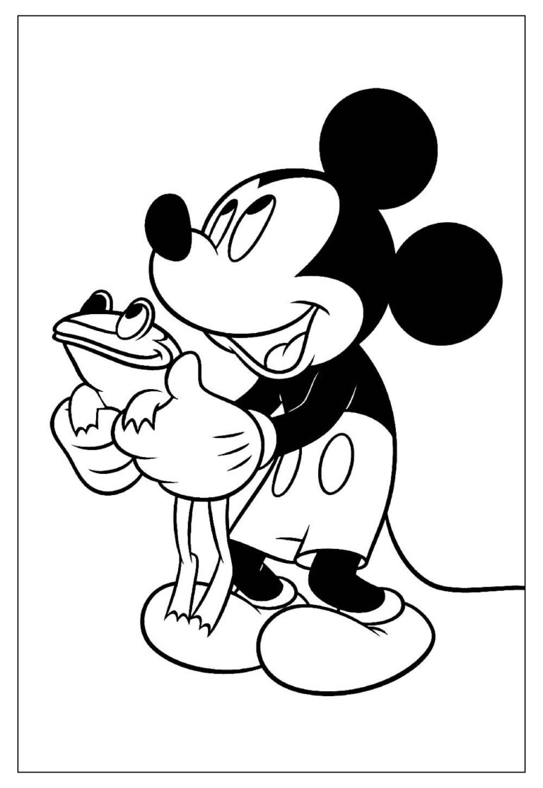 Desenhos do Mickey para Colorir e Pintar - Tudo Para Colorir
