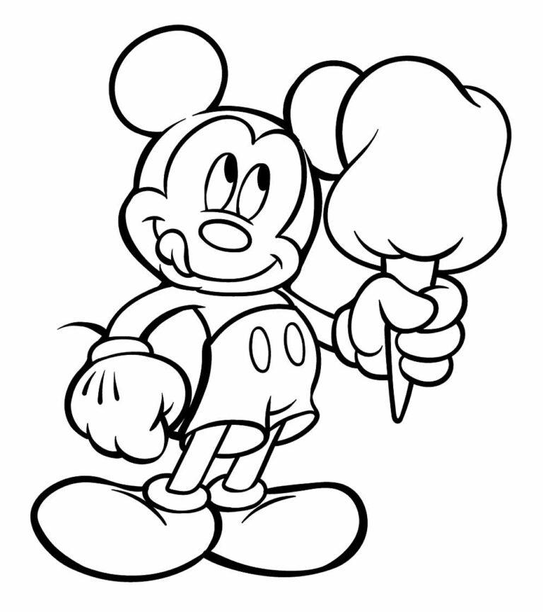 Desenhos do Mickey para Colorir e Pintar - Tudo Para Colorir