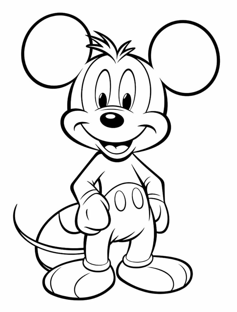 Desenhos do Mickey para Colorir e Pintar - Tudo Para Colorir