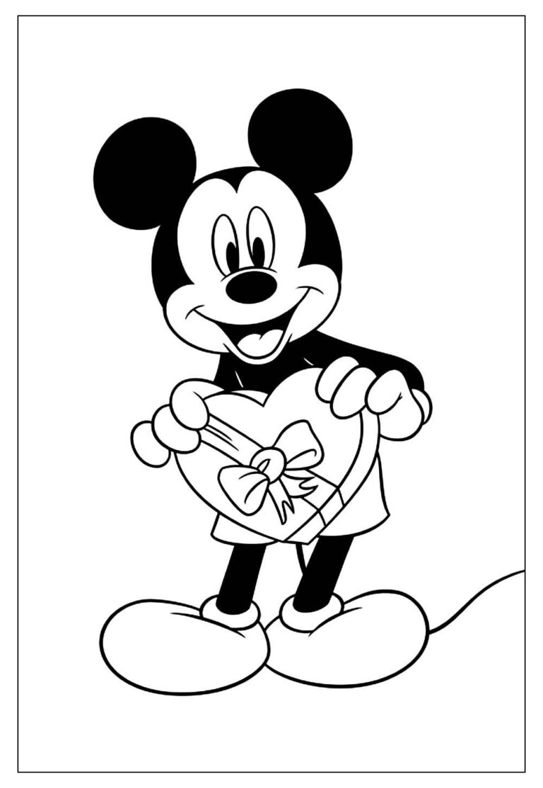 Desenhos do Mickey para Colorir e Pintar - Tudo Para Colorir