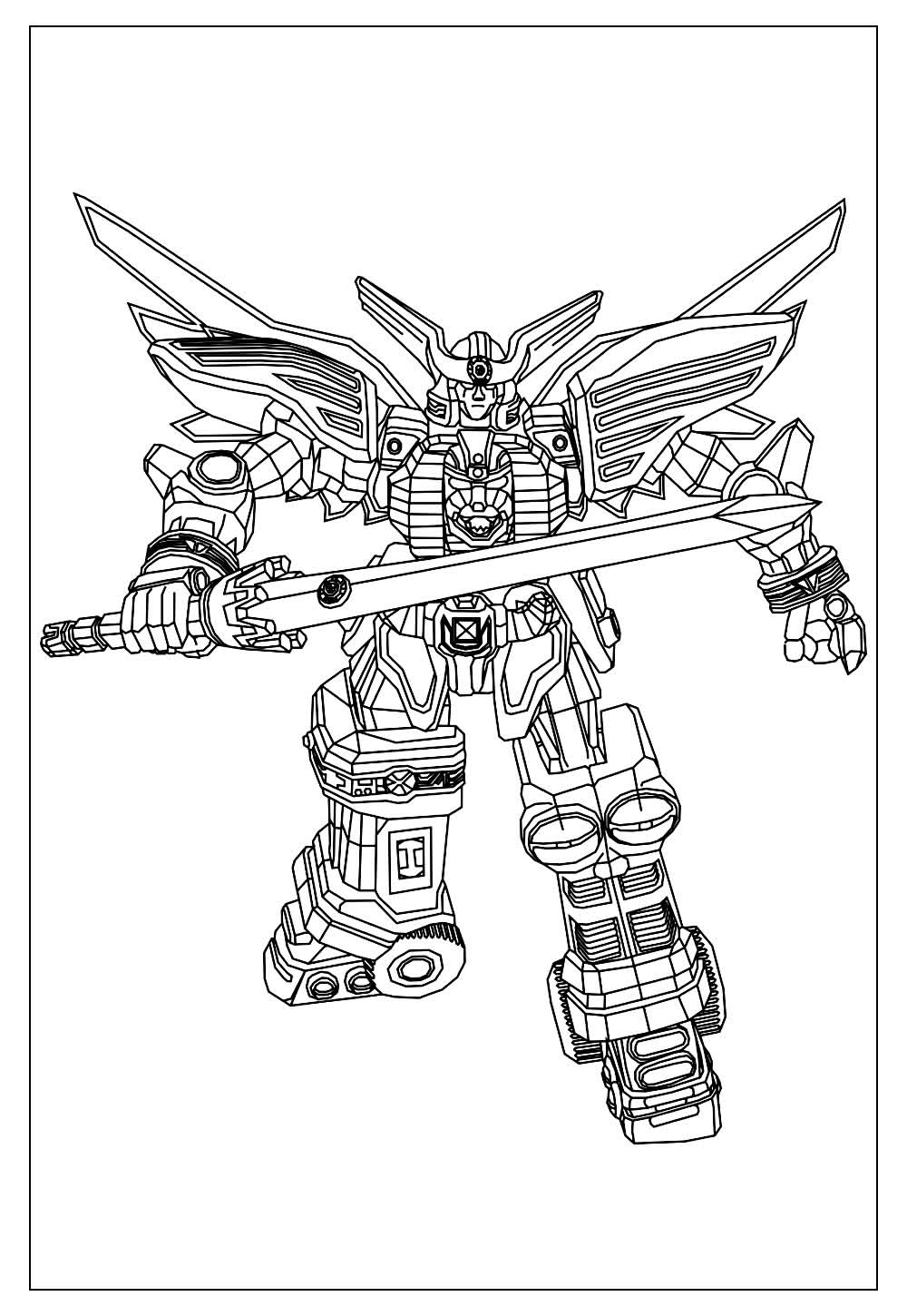 Desenhos dos Power Rangers - Modelos para Colorir