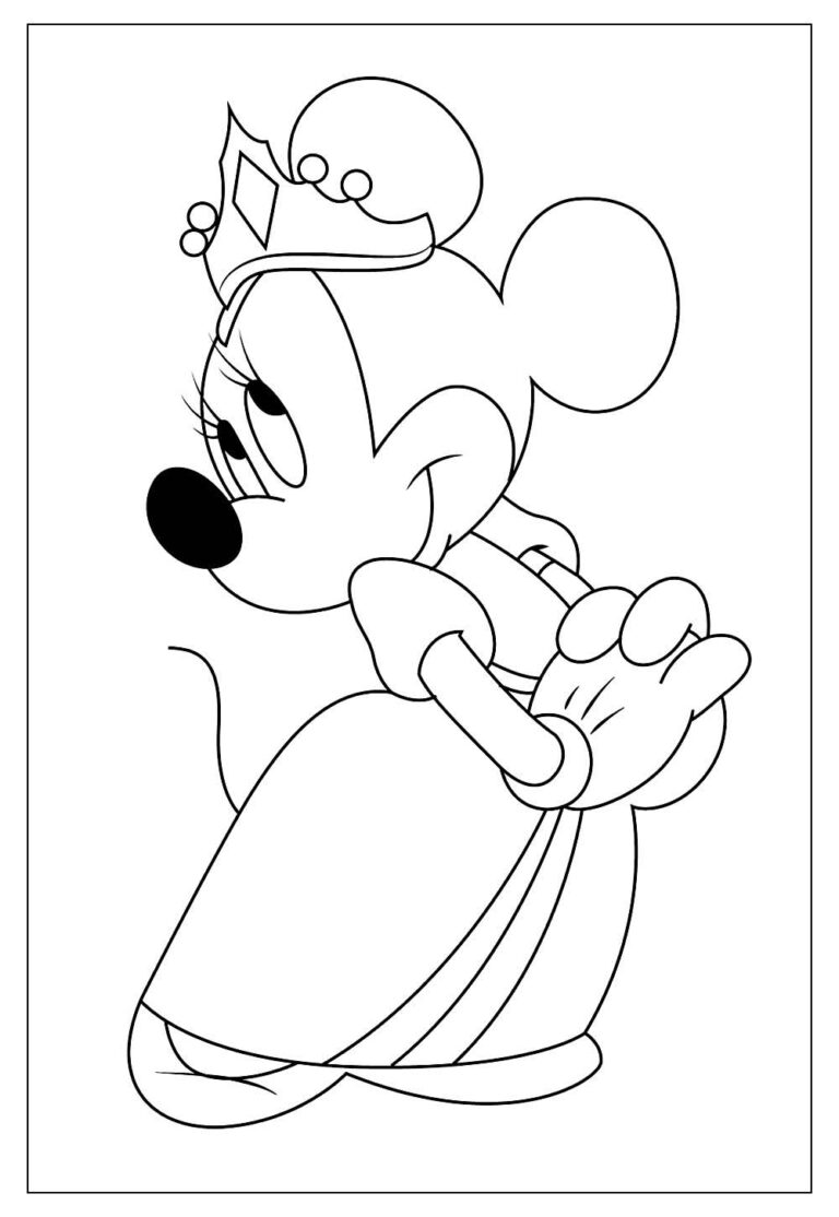 Desenhos da Minnie - Modelos para Colorir - Tudo Para Colorir