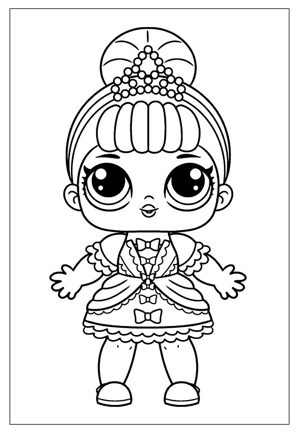 Desenhos da LOL Surprise para Colorir e Pintar - Tudo Para Colorir