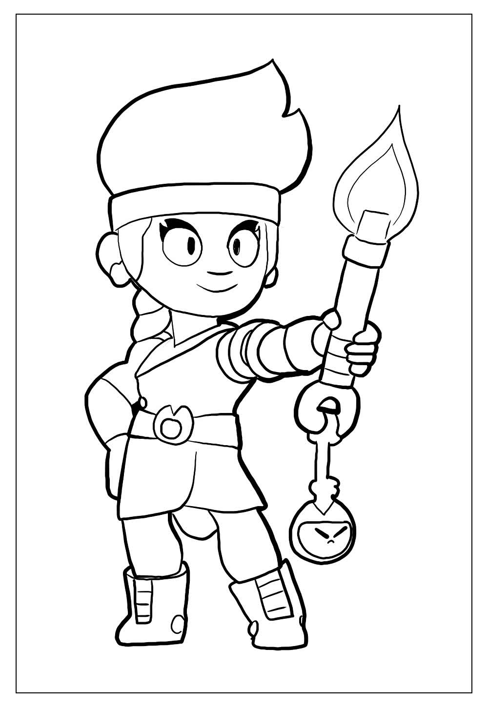 Desenhos de Brawl Stars para Colorir e Pintar - Tudo Para Colorir