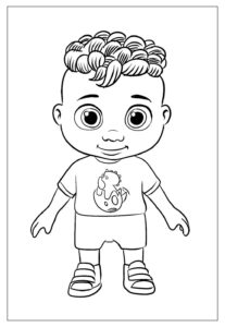 Desenhos do Cocomelon para Colorir e Pintar - Tudo Para Colorir