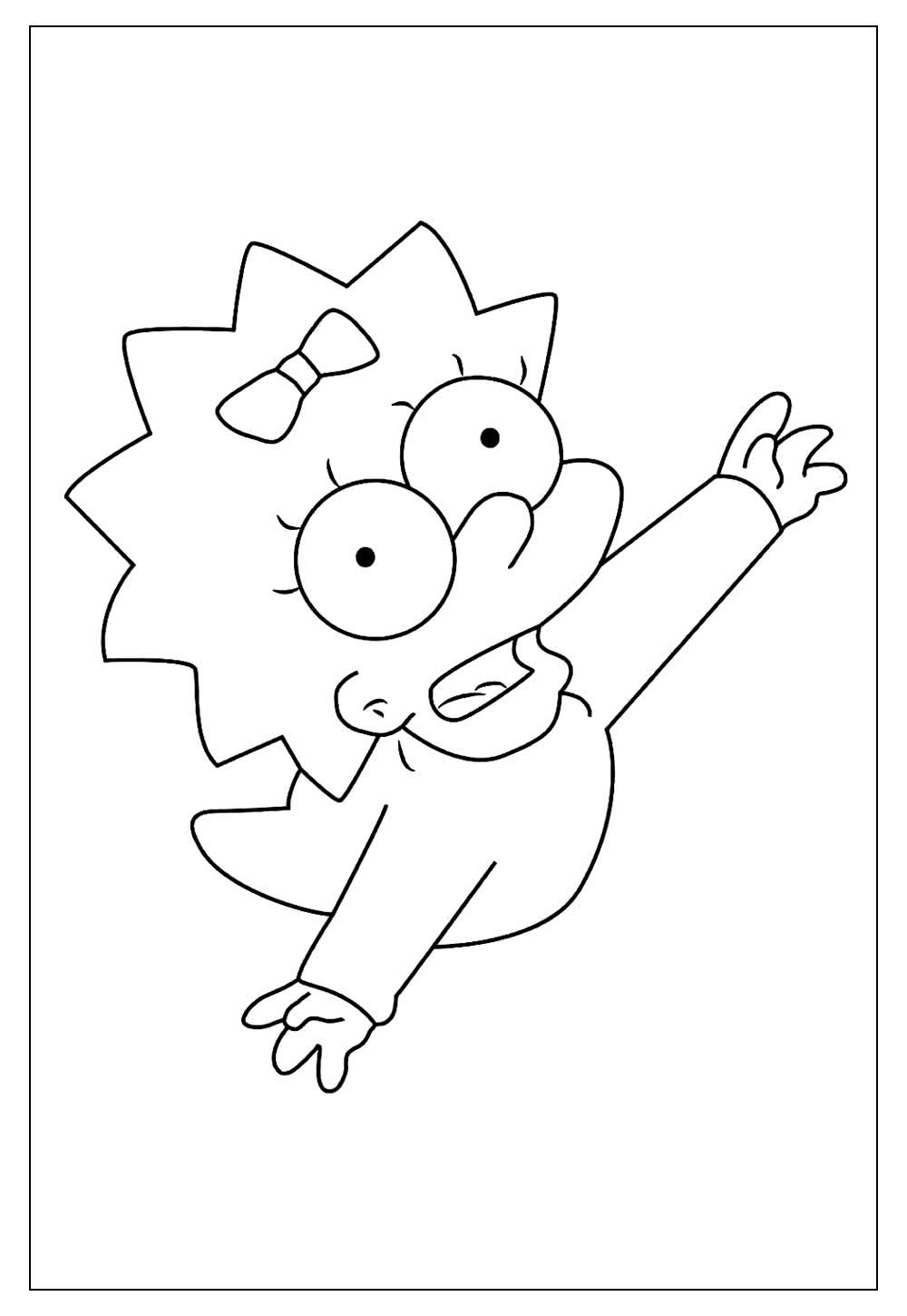 Desenhos dos Simpsons para Colorir e Pintar - Tudo Para Colorir