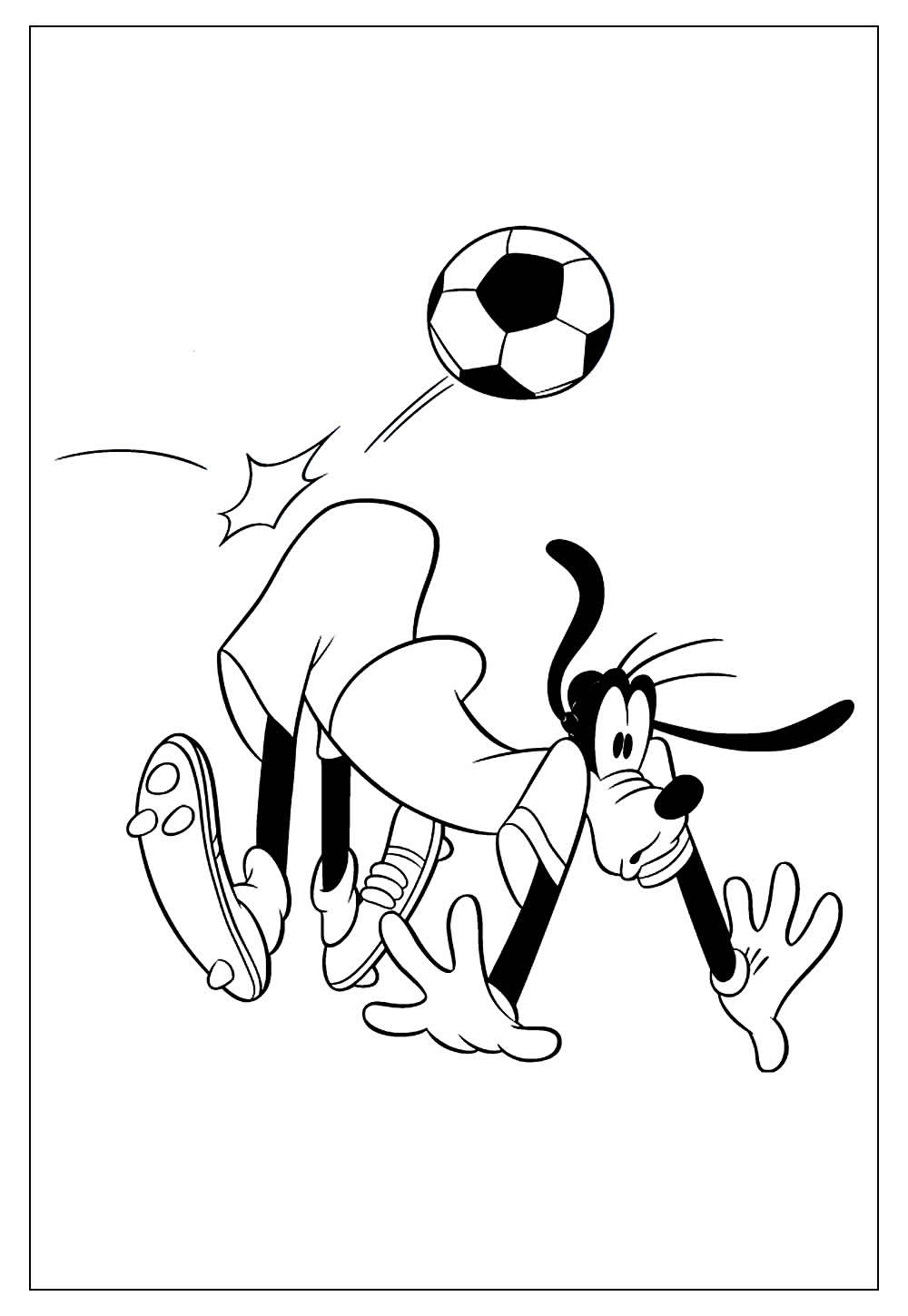 Desenhos do Pateta para Colorir e Pintar - Tudo Para Colorir
