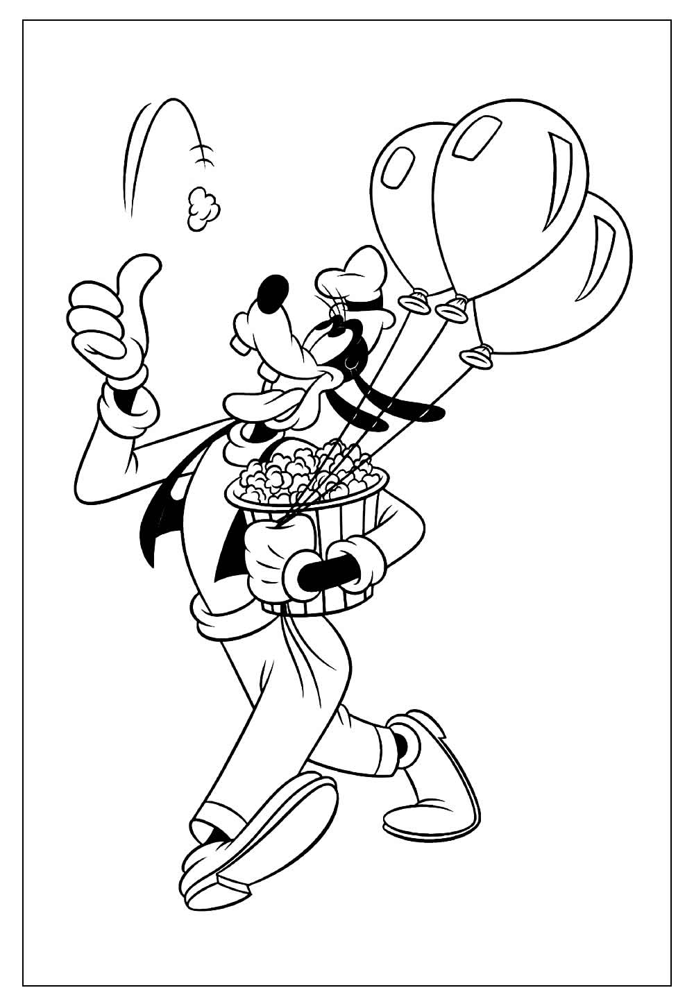 Desenhos do Pateta para Colorir e Pintar - Tudo Para Colorir