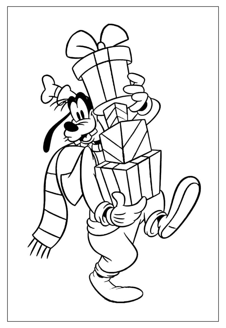 Desenhos do Pateta para Colorir e Pintar - Tudo Para Colorir