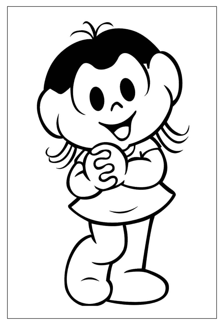 Desenhos da Magali para Colorir e Imprimir - Tudo Para Colorir
