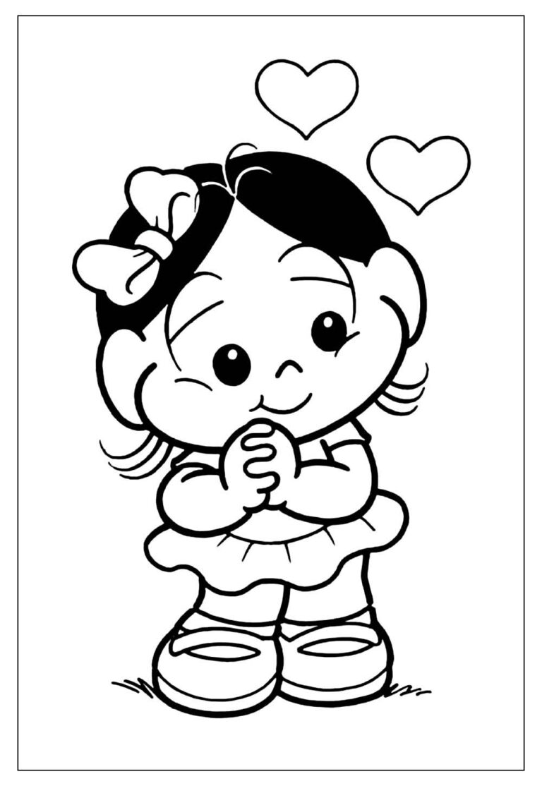 Desenhos da Magali para Colorir e Imprimir - Tudo Para Colorir