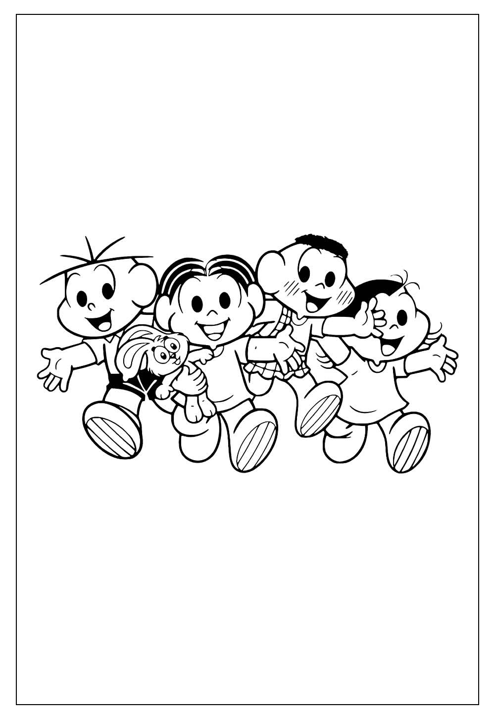 Desenhos da Magali para Colorir e Imprimir - Tudo Para Colorir