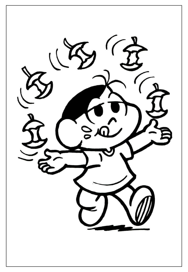 Desenhos da Magali para Colorir e Imprimir - Tudo Para Colorir