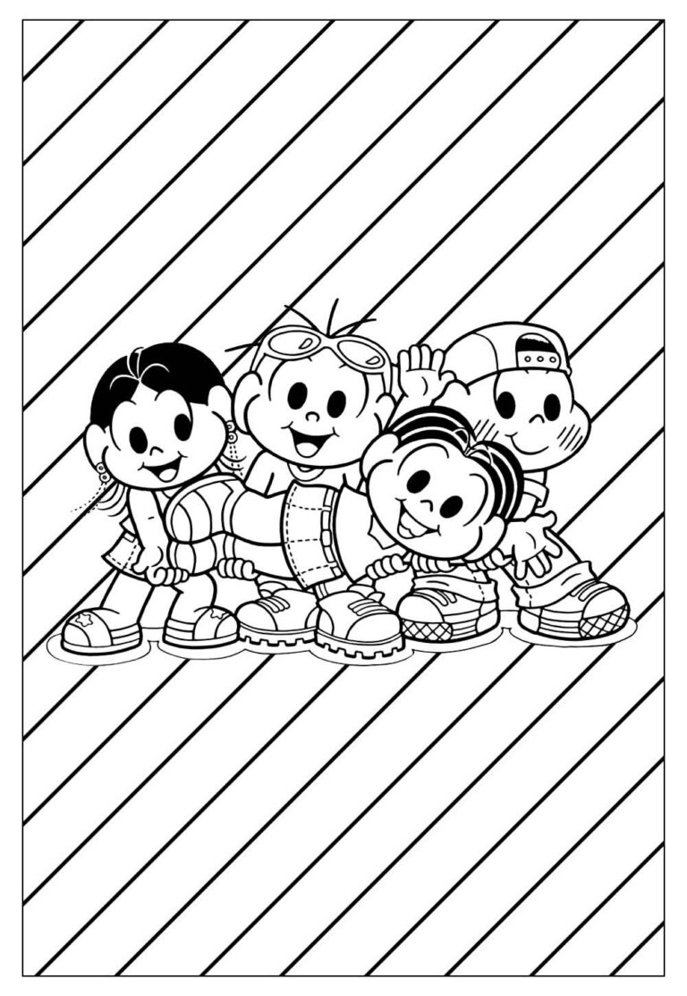 Desenhos da Magali para Colorir e Imprimir - Tudo Para Colorir