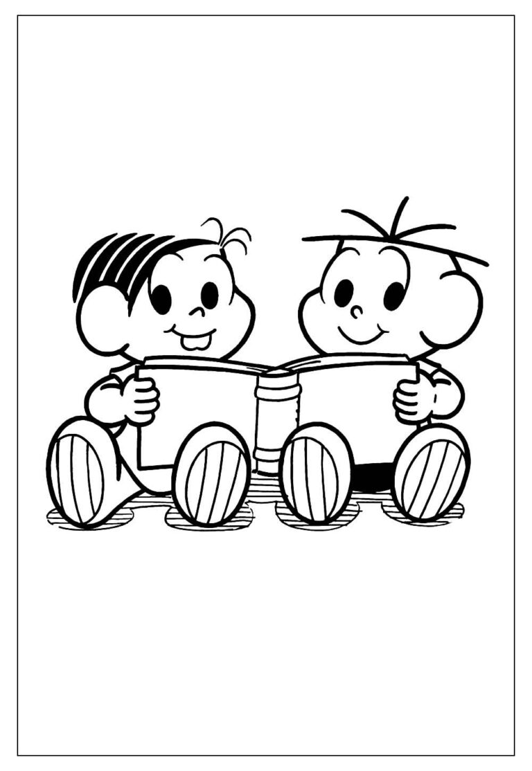 Desenhos da Mônica para Colorir e Imprimir - Tudo Para Colorir