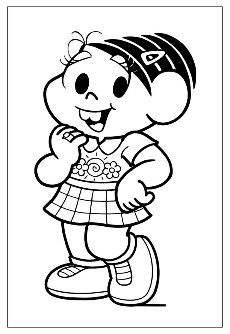 Desenhos da Mônica para Colorir e Imprimir - Tudo Para Colorir