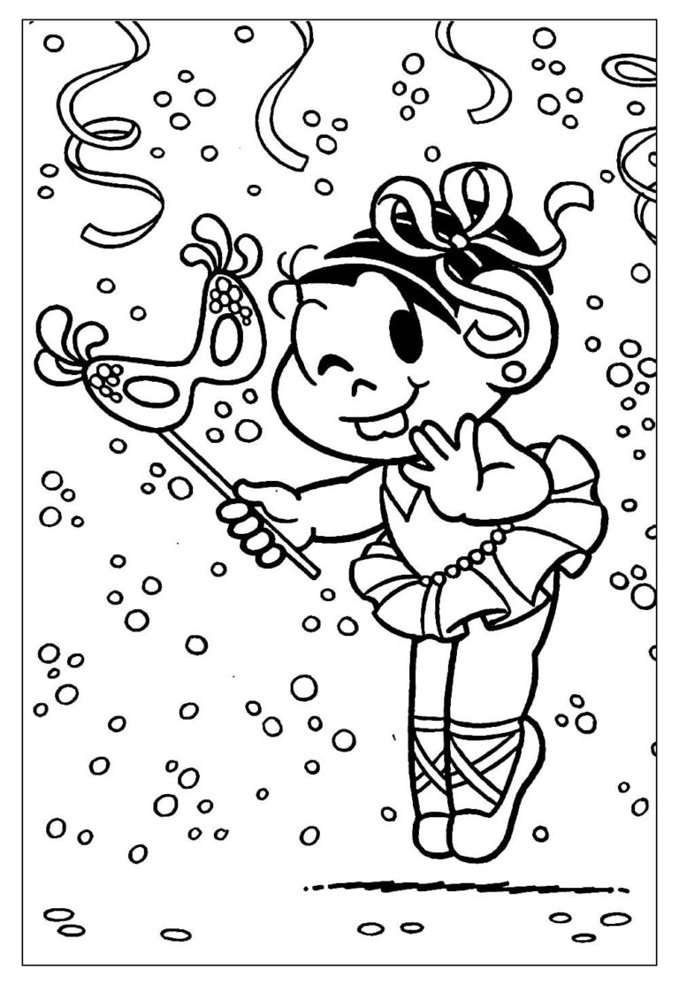 Desenhos da Mônica para Colorir e Imprimir - Tudo Para Colorir