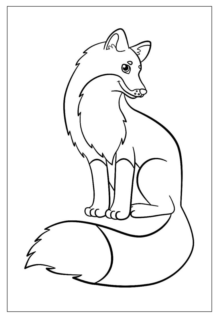 Desenhos de Raposa para Colorir e Imprimir - Tudo Para Colorir
