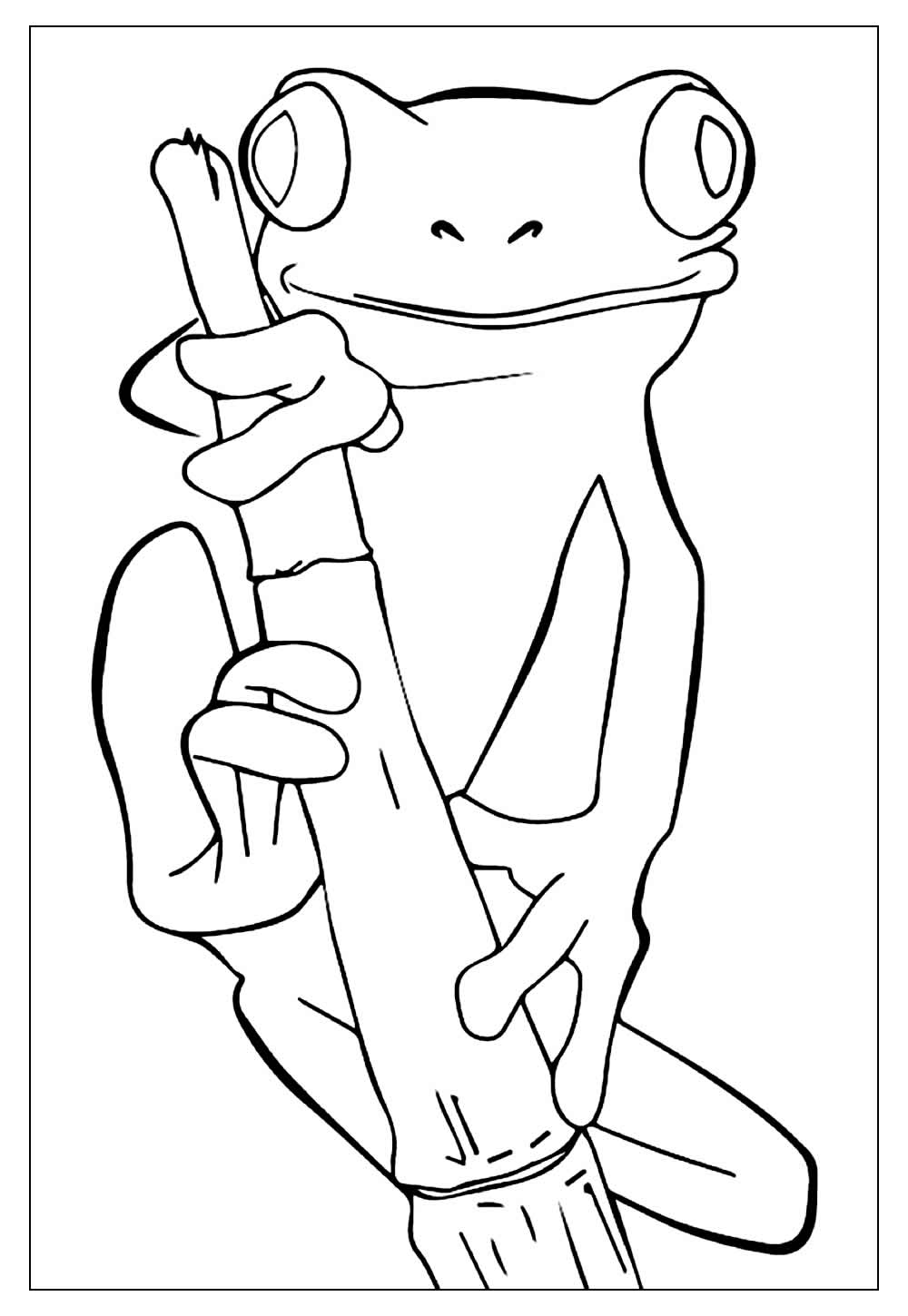 Desenhos de Sapo para Colorir e Imprimir - Tudo Para Colorir