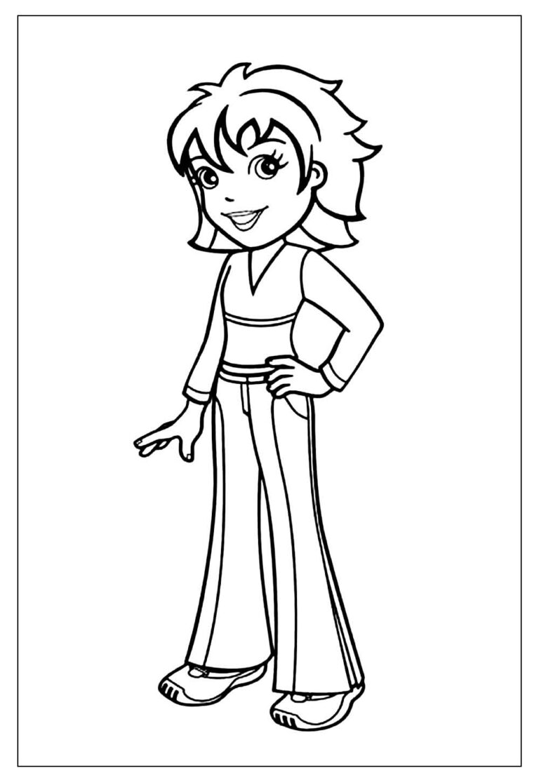 Desenhos da Polly Pocket para Colorir e Imprimir