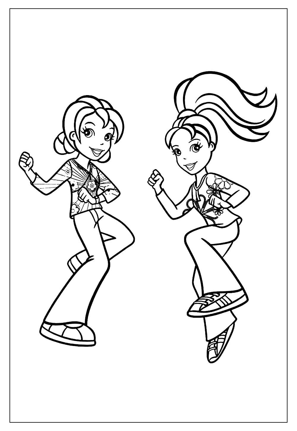 Desenhos da Polly Pocket para Colorir e Imprimir