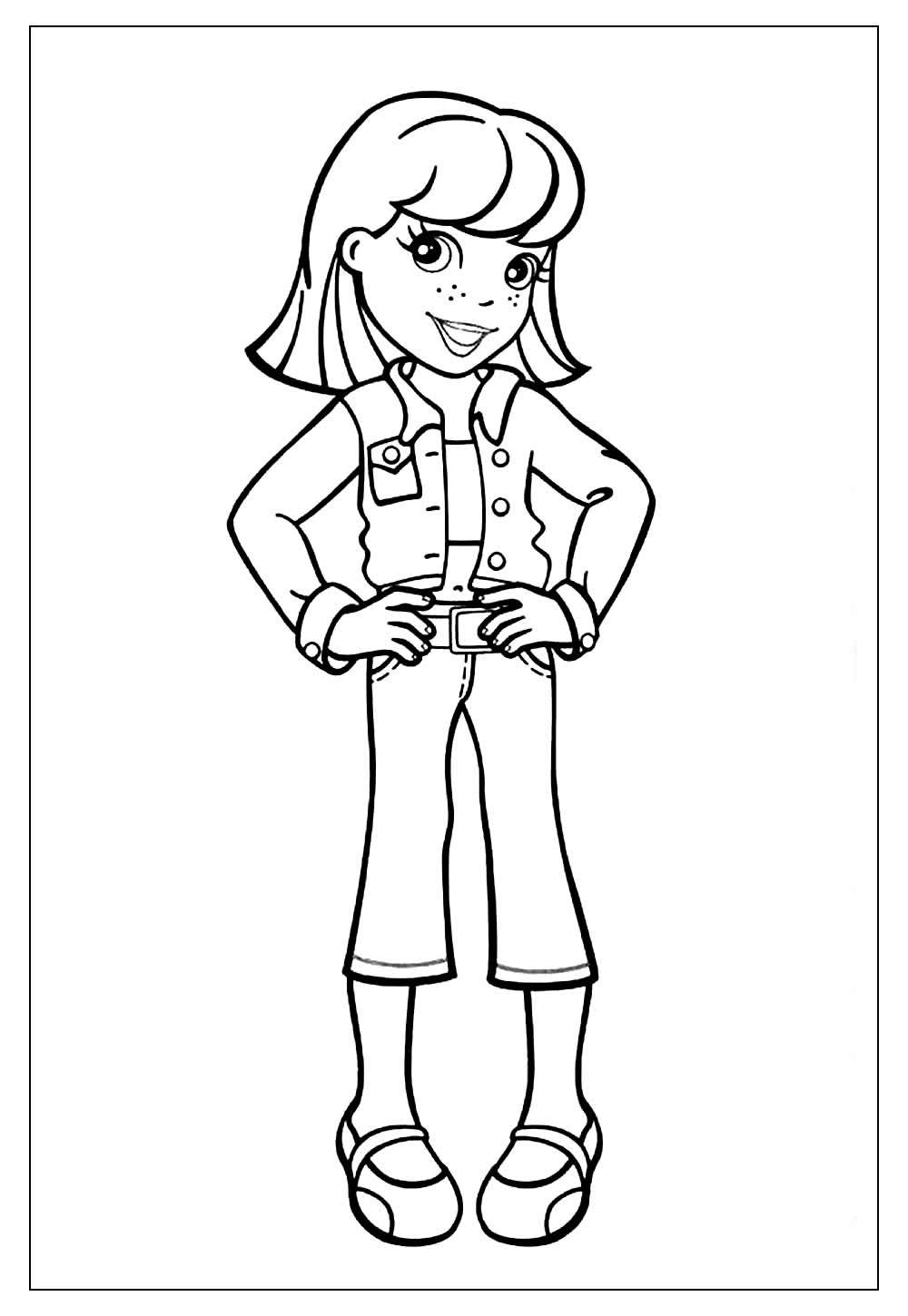 Desenhos da Polly Pocket para Colorir e Imprimir