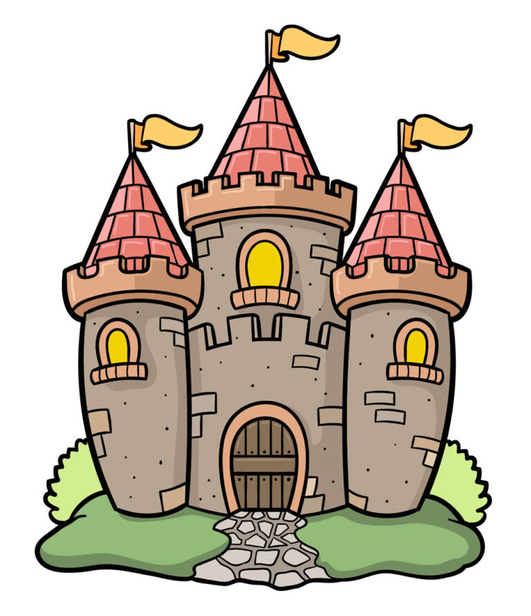 Desenhos de Castelo para Colorir e Imprimir - Tudo Para Colorir