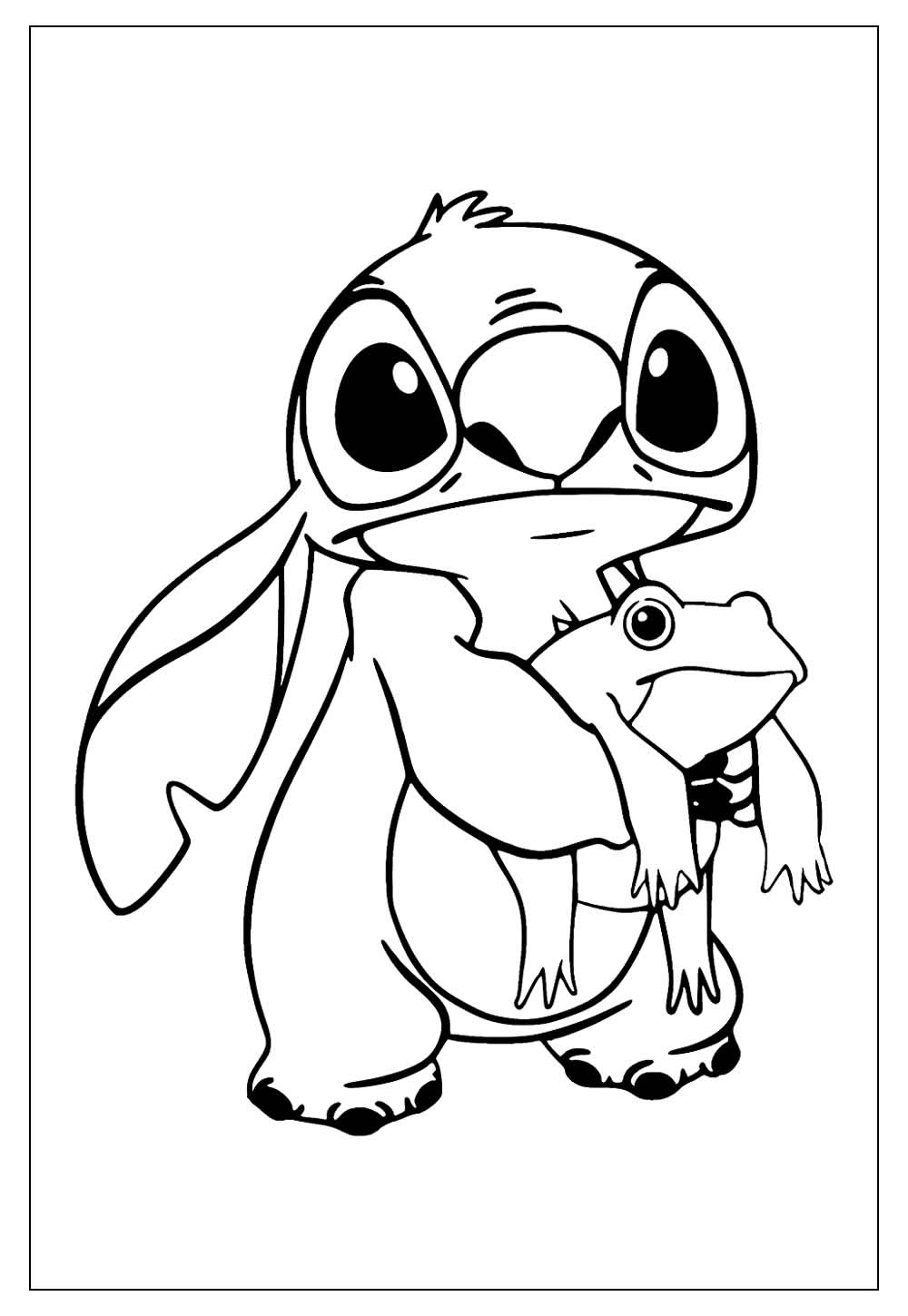 Desenhos de Stitch para Imprimir e Colorir - Tudo Para Colorir