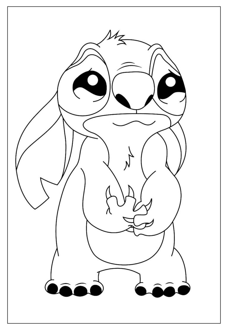 Desenhos de Stitch para Imprimir e Colorir - Tudo Para Colorir