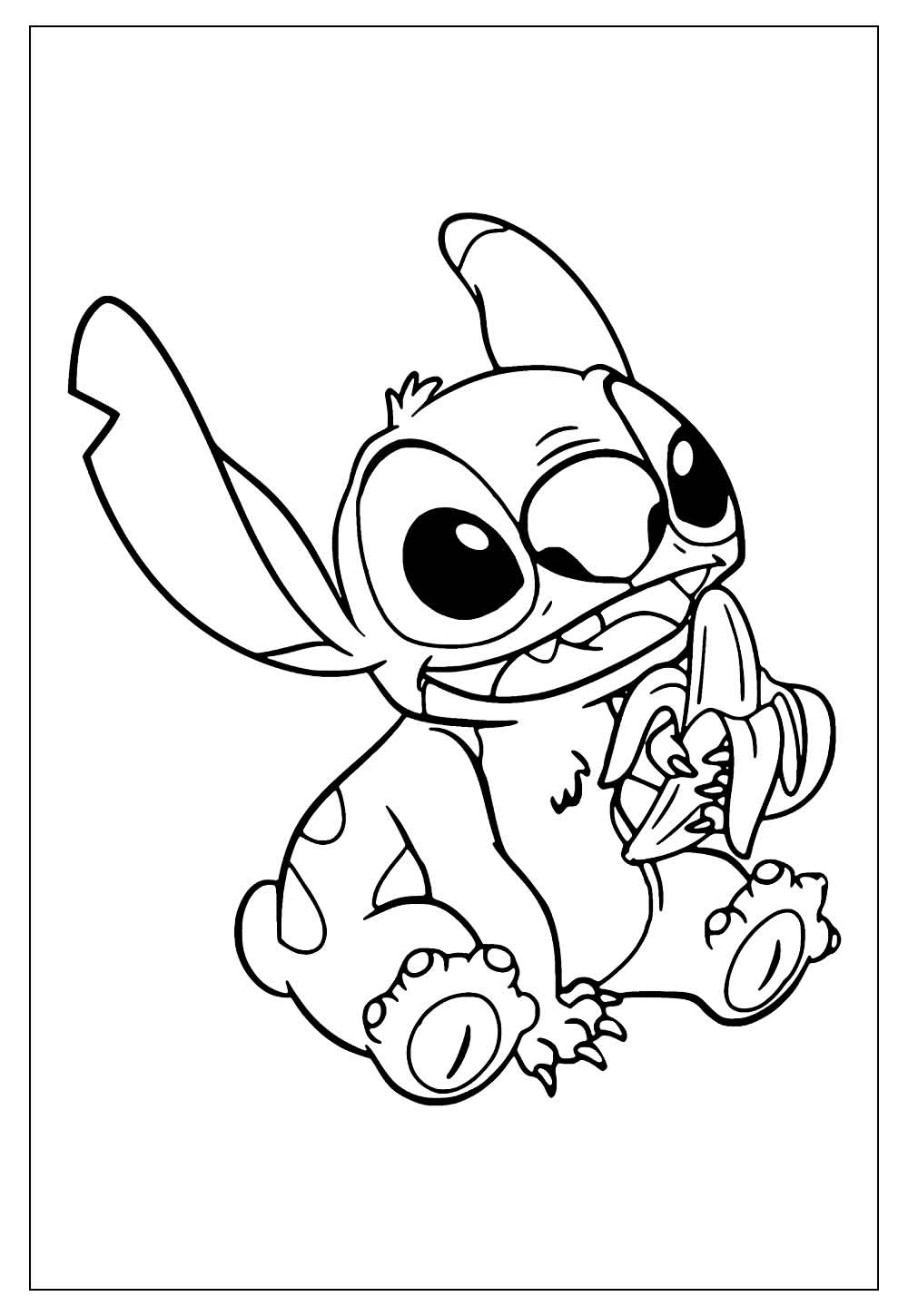 Desenhos de Stitch para Imprimir e Colorir - Tudo Para Colorir