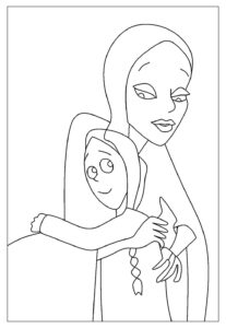 Desenhos da Wandinha para Colorir e Pintar - Tudo Para Colorir