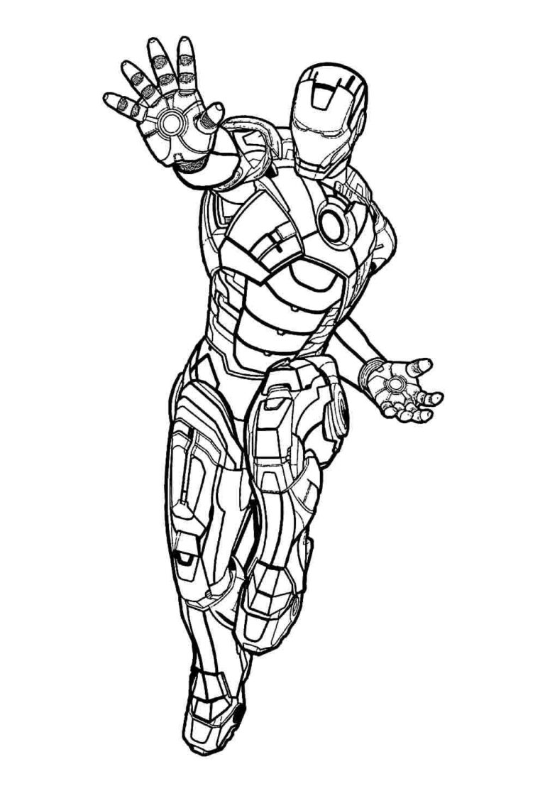 Desenhos de Super-heróis para Colorir e Imprimir - Tudo Para Colorir