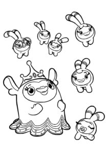 Desenhos do Baby Riki para Colorir e Pintar - Tudo Para Colorir