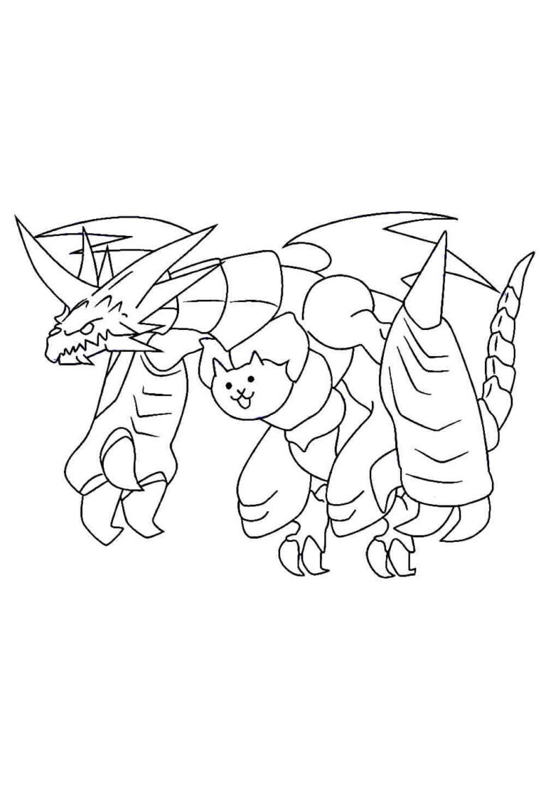 Desenhos de Battle Kitty para Colorir e Pintar - Tudo Para Colorir