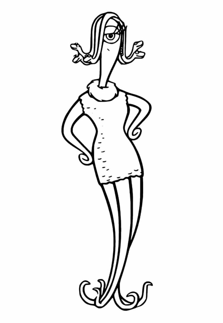 Desenhos de Monstros SA para Colorir e Pintar - Tudo Para Colorir