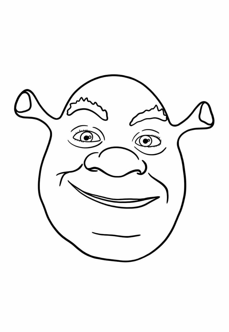 Desenhos do Shrek para Colorir e Pintar - Tudo Para Colorir