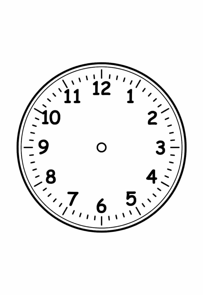 Desenhos de Relógio para Colorir e Pintar - Tudo Para Colorir