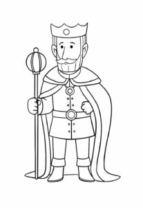 Desenhos de Rei para Colorir e Pintar - Tudo Para Colorir