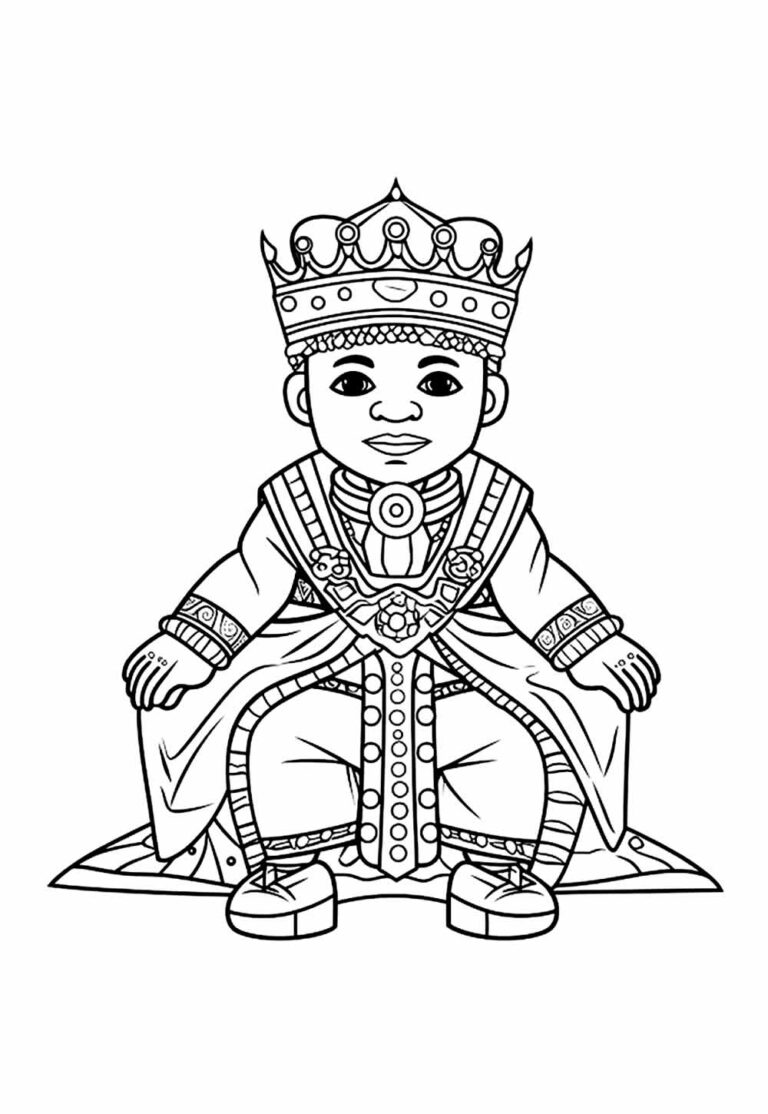 Desenhos de Rei para Colorir e Pintar - Tudo Para Colorir