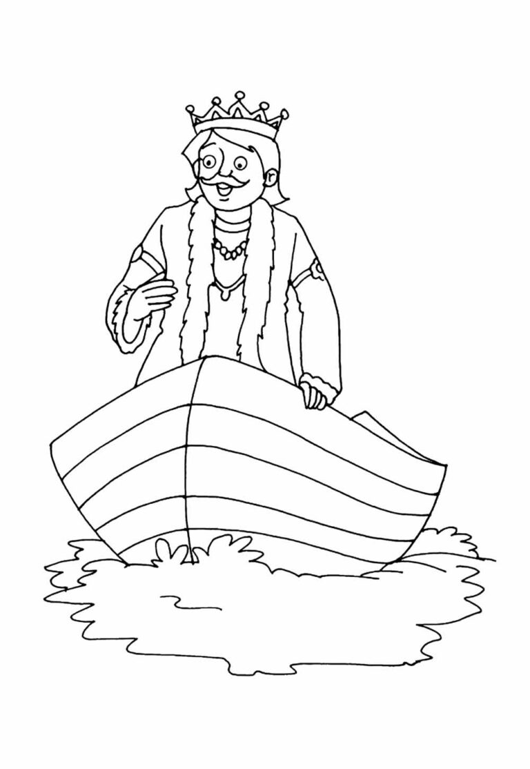 Desenhos de Rei para Colorir e Pintar - Tudo Para Colorir